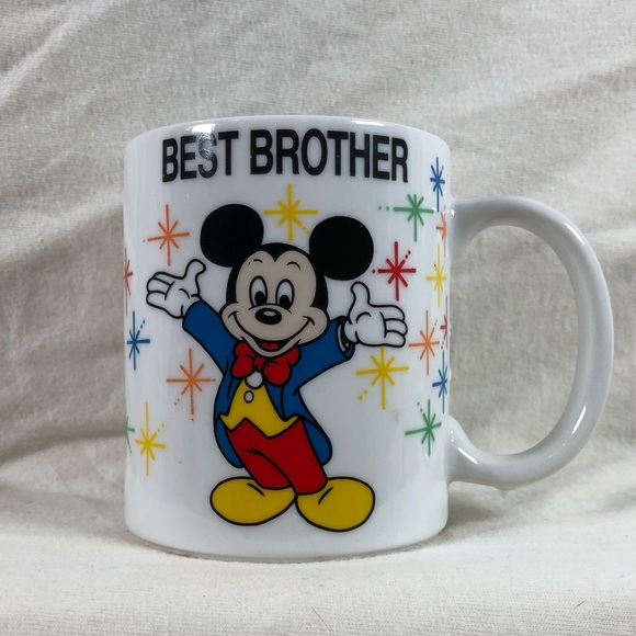 Disney | Dining | Mickey Mouse Vintage Epcot Best Brother Mug | Poshmark